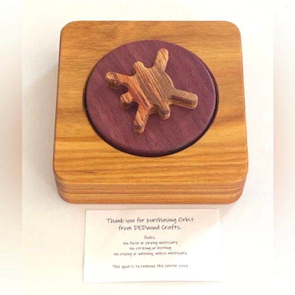 DEDWood Crafts | Games | The Orbit Secret Puzzle Box By Dee Dixon Of ...